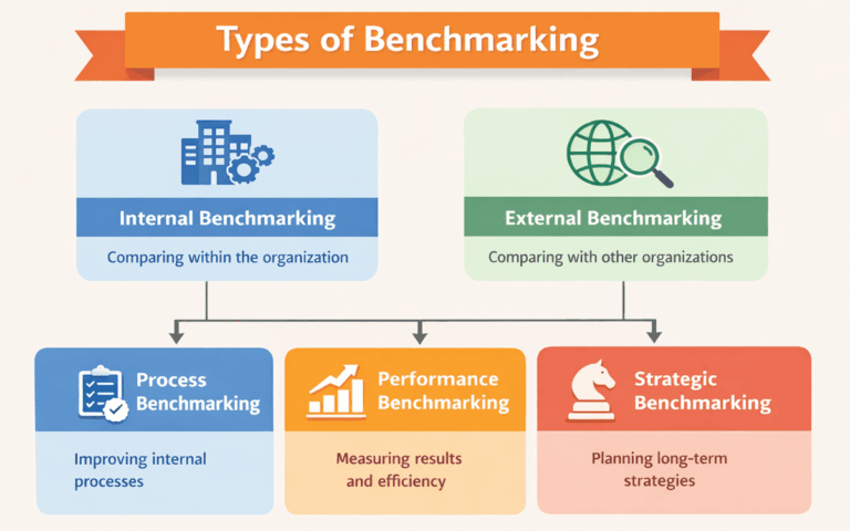 Benchmarking: Definition, Process, Types of Benchmarking - Parsadi